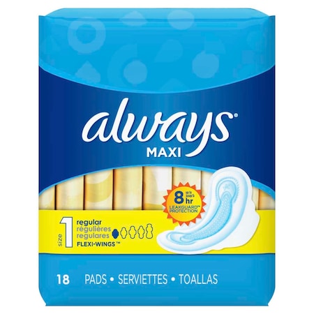 Always Always Maxi Regular With Wings, PK108 04678 | Zoro