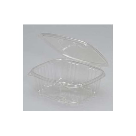 Genpak - Hinged Genpak 7.25"x6.38"x2.63" Clear Hinged Deli Container ...