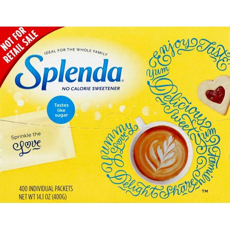 Splenda Splenda Sucralose No Calorie Sweetener Packets .035 oz., PK1600 ...