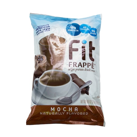 Big Train Big Train Fit Frappe Mocha Protein Drink Mix 3lbs, PK4 BT ...