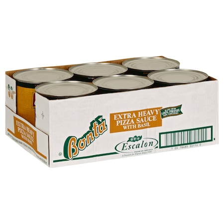 Bonta Pizza Sauce Fancy Basil 107 oz., PK6 10078485301100 | Zoro