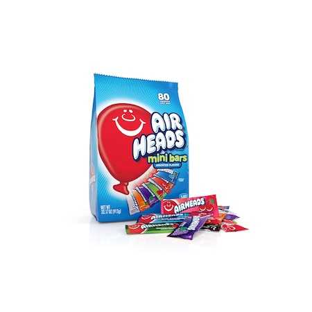 Airheads Airheads Mini Assorted Flavor 32.17 oz. Gusset Bag, PK4 62344 ...