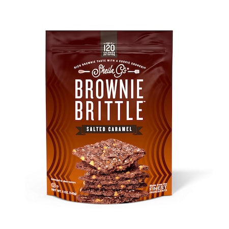 Sheila Gs 5 oz. Sheila G's Salted Caramel Brownie Brittle, PK12 SG1238 ...
