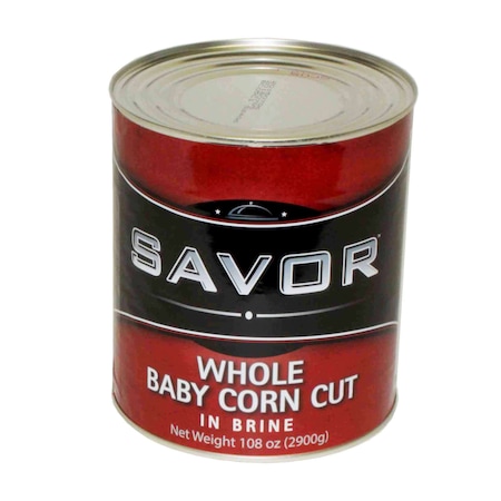 Savor Imports Savor Imports Cut Baby Corn No 10 Can, PK6 614276 | Zoro
