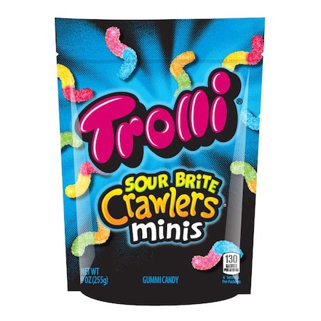 Trolli Trolli Sour Brite Crawlers Minis 9 oz., PK6 11025 | Zoro