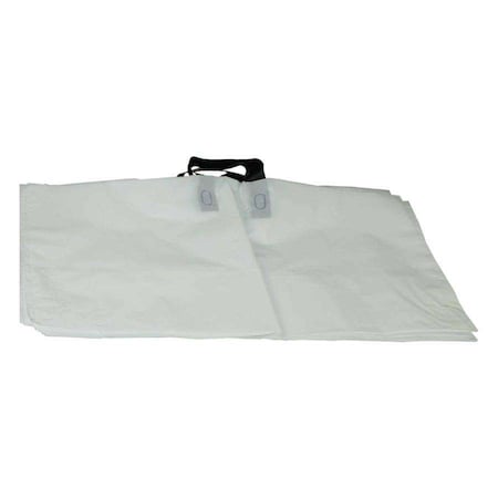 Pak-Sher Pak-Sher 28"x13"x10" Soft White Tote Bag, PK250 6581 | Zoro