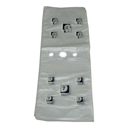 Pak-Sher Pak-Sher 6.3"x7" #7 Portion Food Storage Bag, PK2000 5876 | Zoro