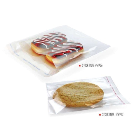 Pak-Sher Pak-Sher 4.75"x6.5" Tape Cookie Bag, PK2000 7622 | Zoro