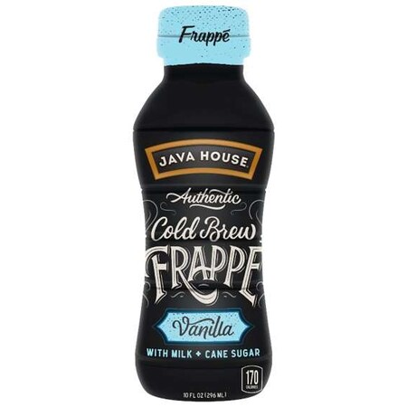 Javahouse Java House Authentic Cold Brew Vanilla Frappe 10 oz. RTD ...