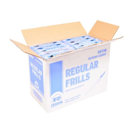 Amercareroyal Royal Regular Frill Picks, PK1000 R811W | Zoro