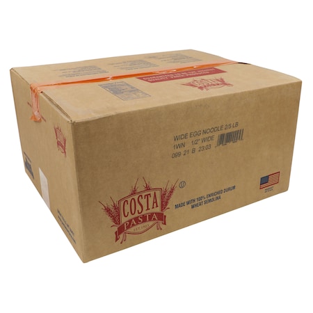 Costa Costa Egg Noodle Wide 10lbs, PK2 1WN | Zoro