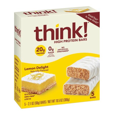 Thinkthin thinkThin Lemon Delight High Protein Bar, PK120 1074676 | Zoro