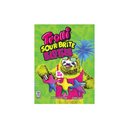 Trolli Trolli Sour Brite Sloths 4.25 oz. Peg Bag, PK12 1633 | Zoro