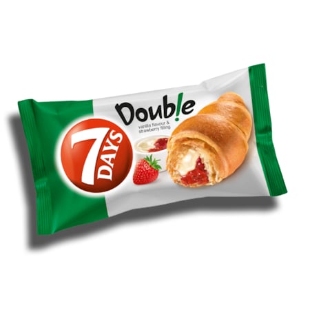 7 Days 7 Days Croissant Strawberry & Vanilla 2.65 oz., PK24 500120507 ...