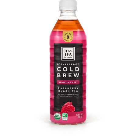 Teas Tea Cold Brew Raspberry Black Tea 16.9 fl. oz., PK12 01268 | Zoro