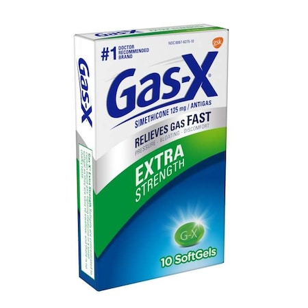 Gas-X Gas-X Softgels 10 Each, PK36 44066742 | Zoro