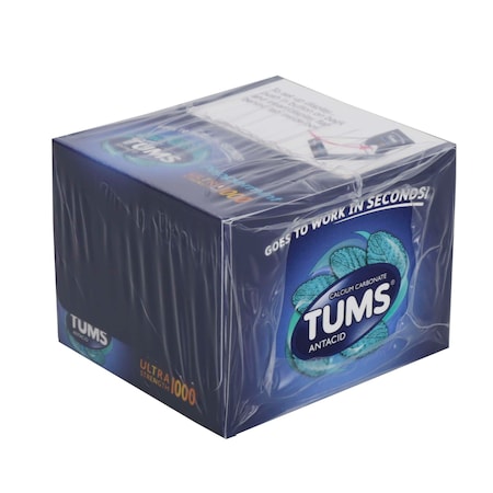 Tums Tums Ultra Strength Peppermint Antacid Chewable 12 Tablets, PK288 ...