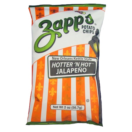 Zapps Potato Chips Zapp's Potato Chips Jalapeno Chips 5 oz., PK25 6021 ...