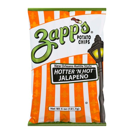 Zapps Potato Chips Zapp's Potato Chips Jalapeno Chips 5 oz., PK12 6032 ...