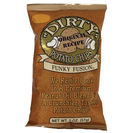 Dirty Potato Chips Dirty Funky Fusion Potato Chips 2 oz., PK25 52017 | Zoro