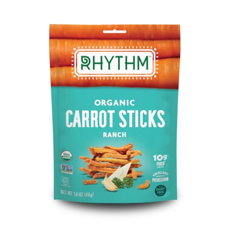 Rhythm Superfoods 1.4 oz. Ranch Carrot Sticks, PK12 703 | Zoro