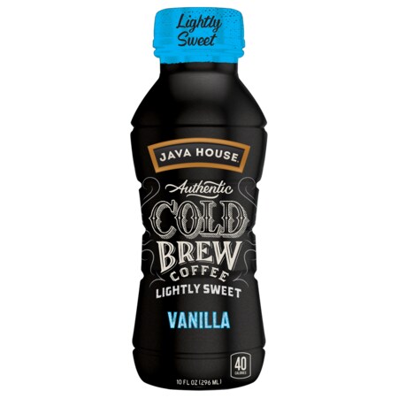Javahouse Java House Authentic Cold Brew Vanilla Lightly Sweet 10 oz ...