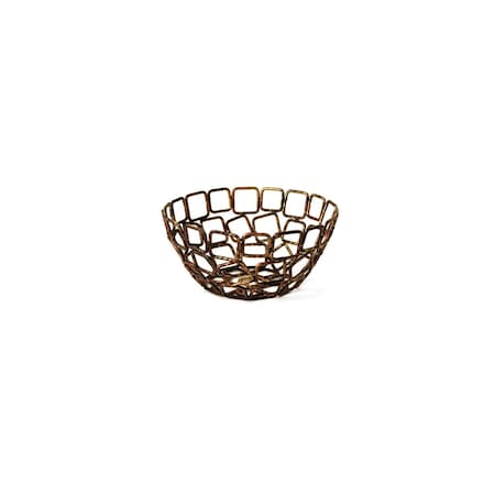 Front Of The House- Foh Bowl Copper Wire Basket Link, PK12 BBK012GOI23 ...