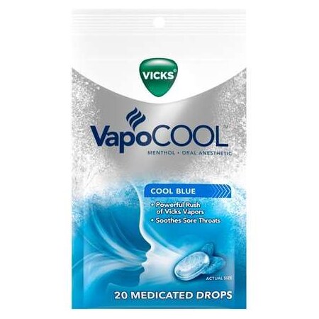 Vicks Vapocool Drops 20 Count, PK12 03969 | Zoro