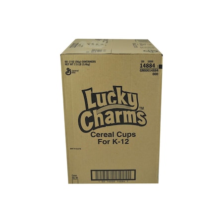 Lucky Charms Lucky Charms Cereal Single Serve K12 2 oz. Eq Grain, PK60 ...