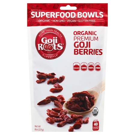 Goji Roots Goji Berries Organic Premium 8 oz., PK6 ARGB | Zoro