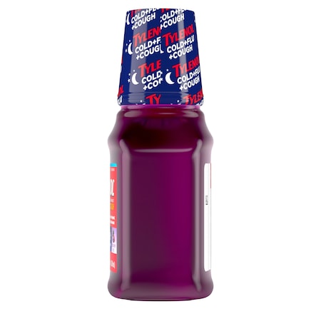 Tylenol Tylenol Cold Flu Wildberry Cough Syrup 8 oz. Bottle, PK24 ...