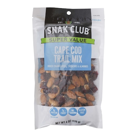 Snak Club Century Snacks Cape Cod Trail Mix 3.5 oz., PK6 1741437 | Zoro