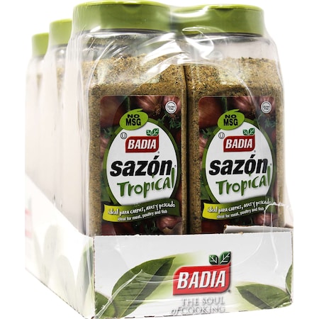 Badia Badia Sazon Tropical Seasoning 1.75lbs Bottle, PK6 90961 | Zoro