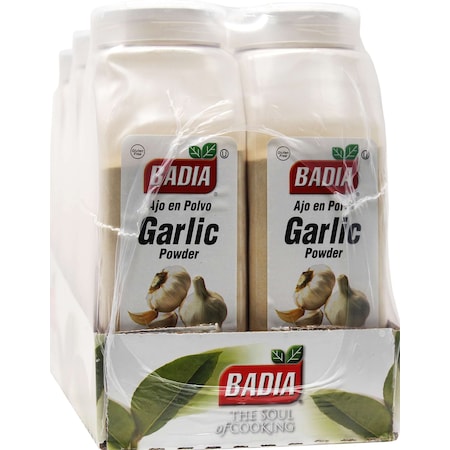 Badia Badia Garlic Powder 16 oz. Bottle, PK6 90680 | Zoro