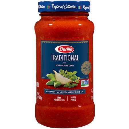 Barilla Premium Traditional Tomato Sauce Barilla 24 oz., PK8 1000016462 ...