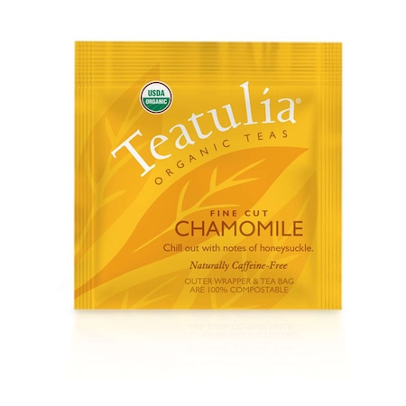 Teatulia Organic Teas Chamomile Wrapped Standard Tea, PK50 WST-CHAM-50 ...