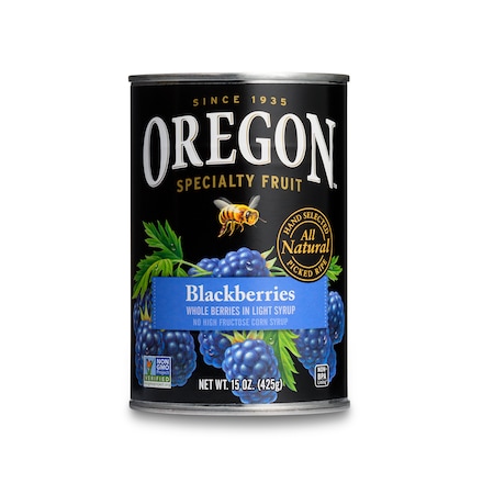 Oregon Fruit Product Oregon Fruit Product Blackberry 15 oz. Can, PK8 ...