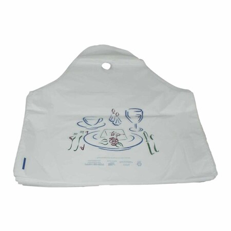 Pak-Sher Pak-Sher 19"x19"x9.5" Cut Out Plastic Bag, PK500 5251 | Zoro