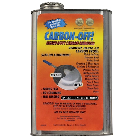 Quest CARBON-OFF! Heavy Duty Carbon Remover Liquid, Quarts 10632-1 | Zoro