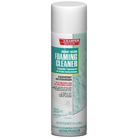 Chase Products Champion Sprayon Disinfectant Foaming Cleaner net 17 oz ...