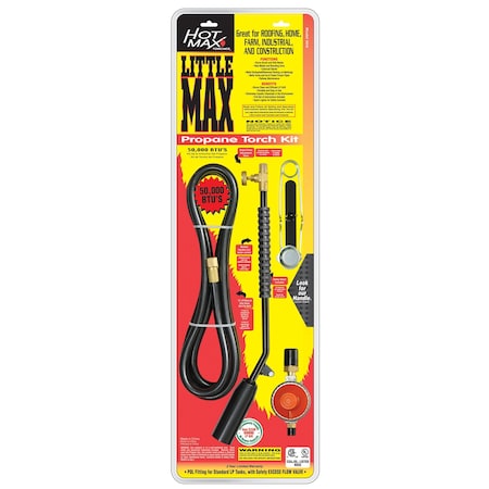 Hot Max Torch Kit, Propane, 50,000 BTU, Standard Valve, 20" Long 50G | Zoro