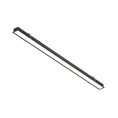 Dals Boulevard 48 Inch Linear Recessed LED Light, Black LNR48-CC-BK | Zoro