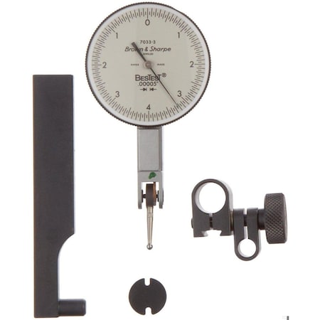 Bns Bestest Dial Test Indicator, White Dial Face, Lever Type 599-7033-3 ...