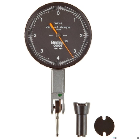 Bns Bestest Dial Test Indicator, Black Dial Face, Lever Type 599-7033-5 ...