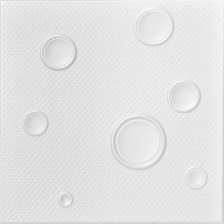A La Maison Ceilings Bruno 20-in x 20-in 8-Pack Plain White Textured ...