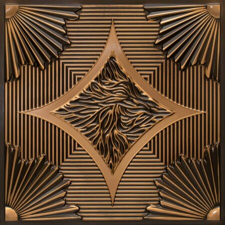 From Plain To Beautiful In Hours Sunset Boulevard Faux Tin/ PVC 24-in x ...