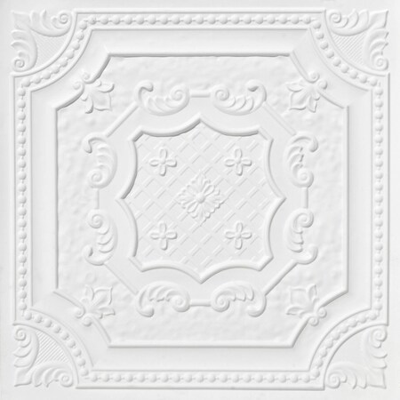 From Plain To Beautiful In Hours Elizabethan Shield Faux Tin/ PVC 24-in ...