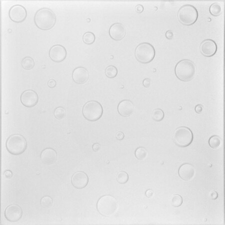 A La Maison Ceilings Bubbles 20-in x 20-in 8-Pack Plain White Textured ...