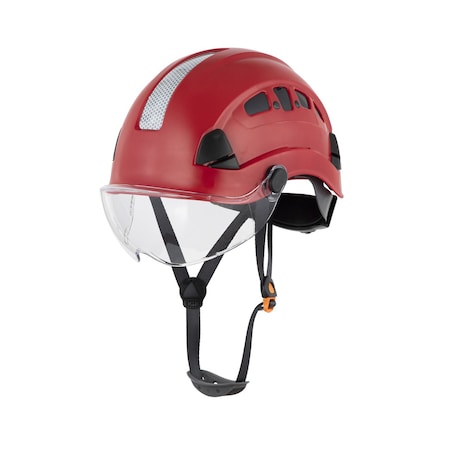 Defender Safety H1-CH Safety Helmet With Visor, Type 1 Class C, ANSI ...