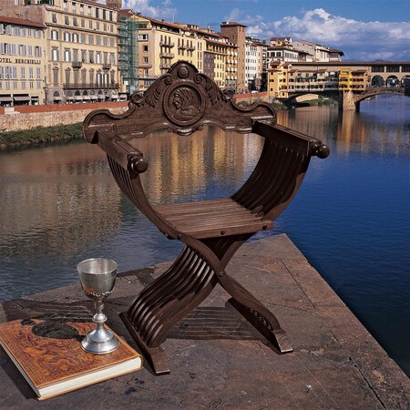 Design Toscano The Savonarola Chair AF1352 | Zoro